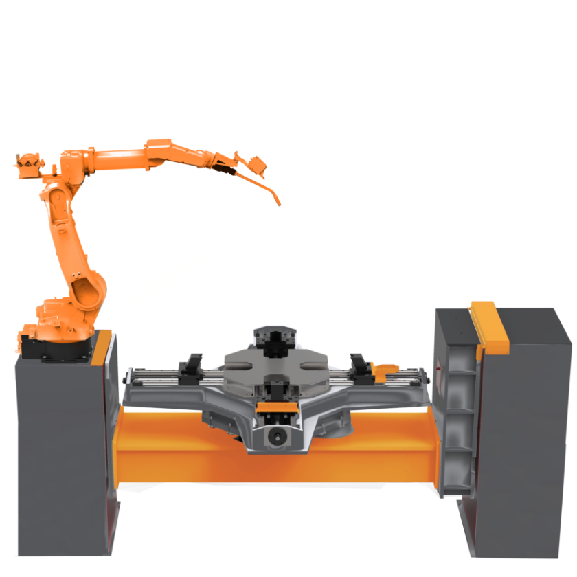 L-shaped positioner robotic welding system - Mingyang Robot, Robot ...